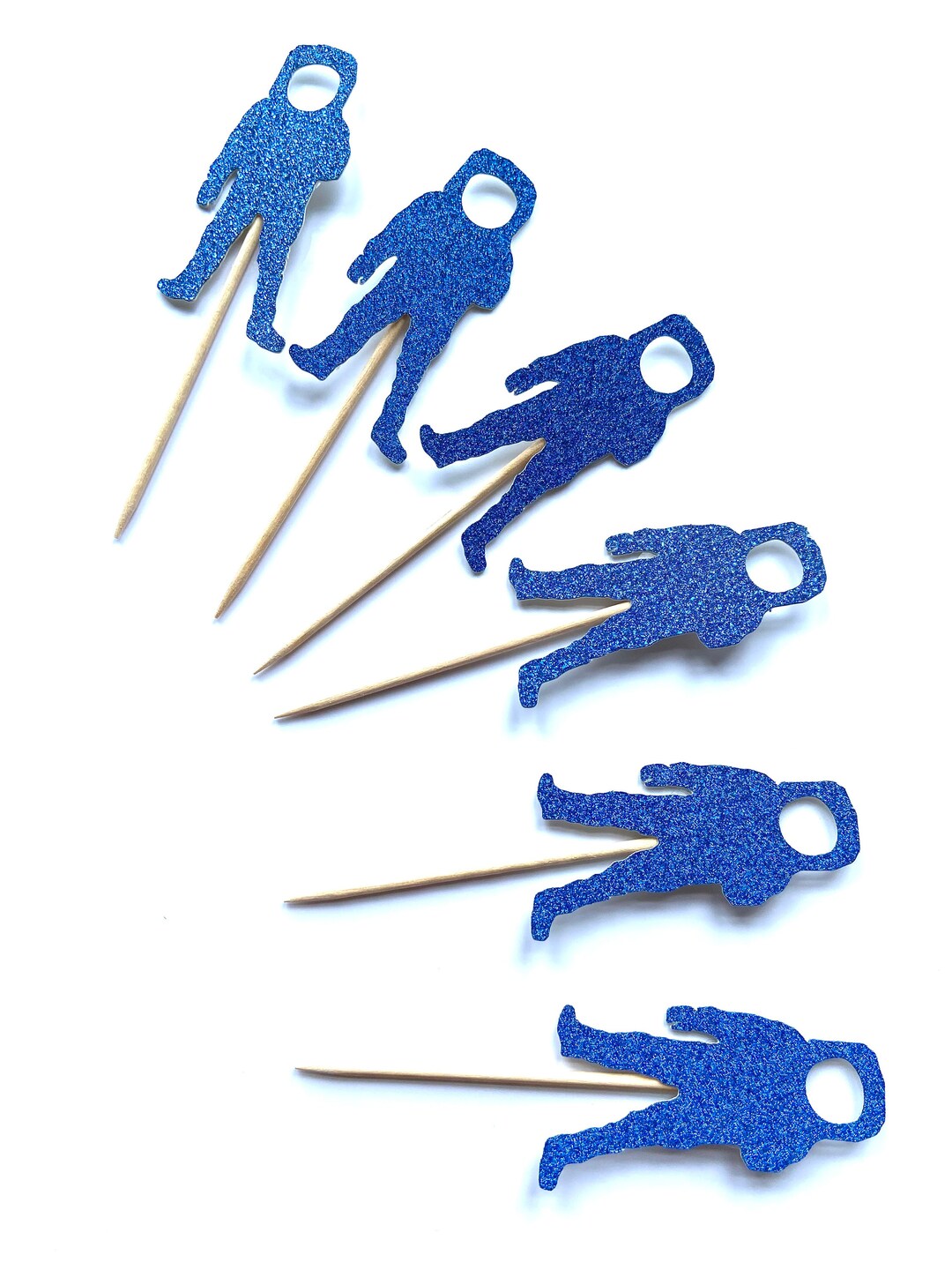 Space Rocket Cupcake Toppers, Space Theme Party Decor, Astronauts and ...