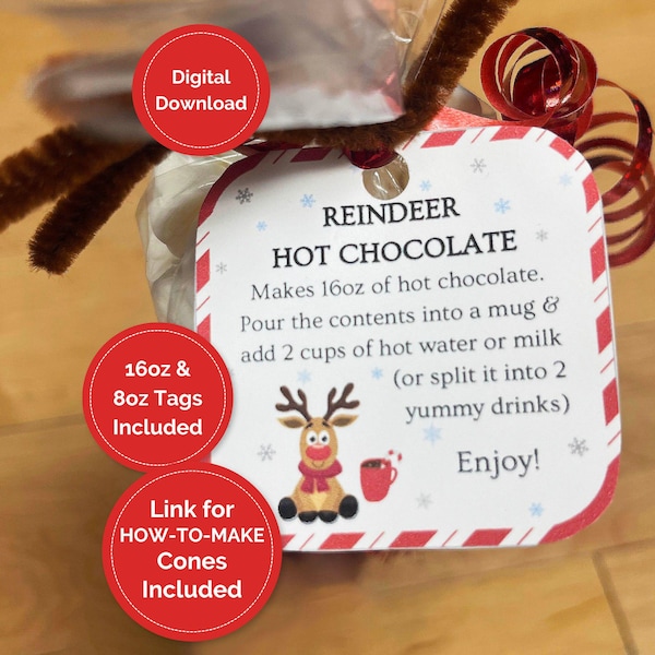 Hot Cocoa Cone Favor - Etsy