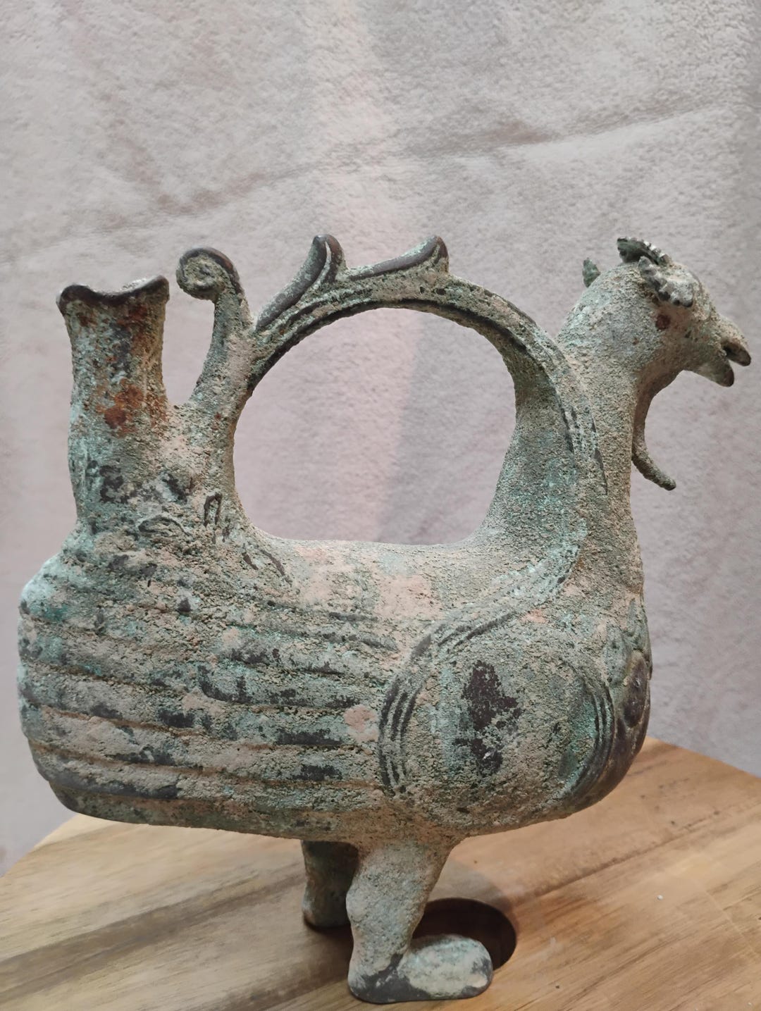 Ancient Roman Bronze Pitcher Statue Sculpture - Etsy