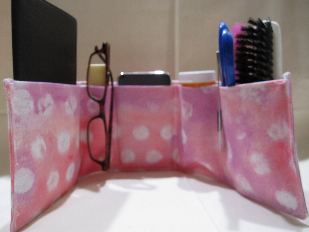 Pink Sponge Dot Purse Organizer Purse Inserthandbag - Etsy