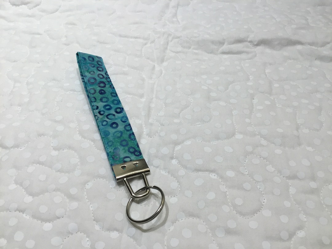 Blue Batik Key Fob, Very Durable,keys, Fob, - Etsy