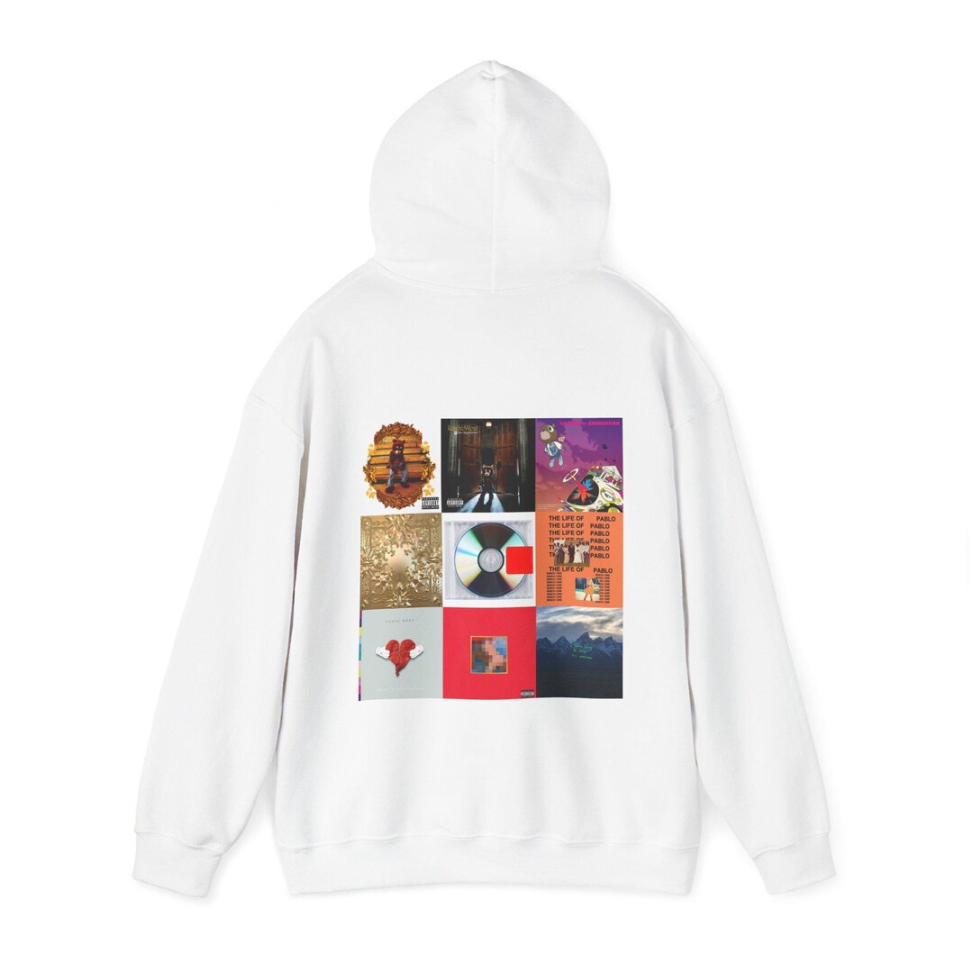 Kanye Hoodie, Albums Aesthetic Hoodie, Retro Album Cover Design ...
