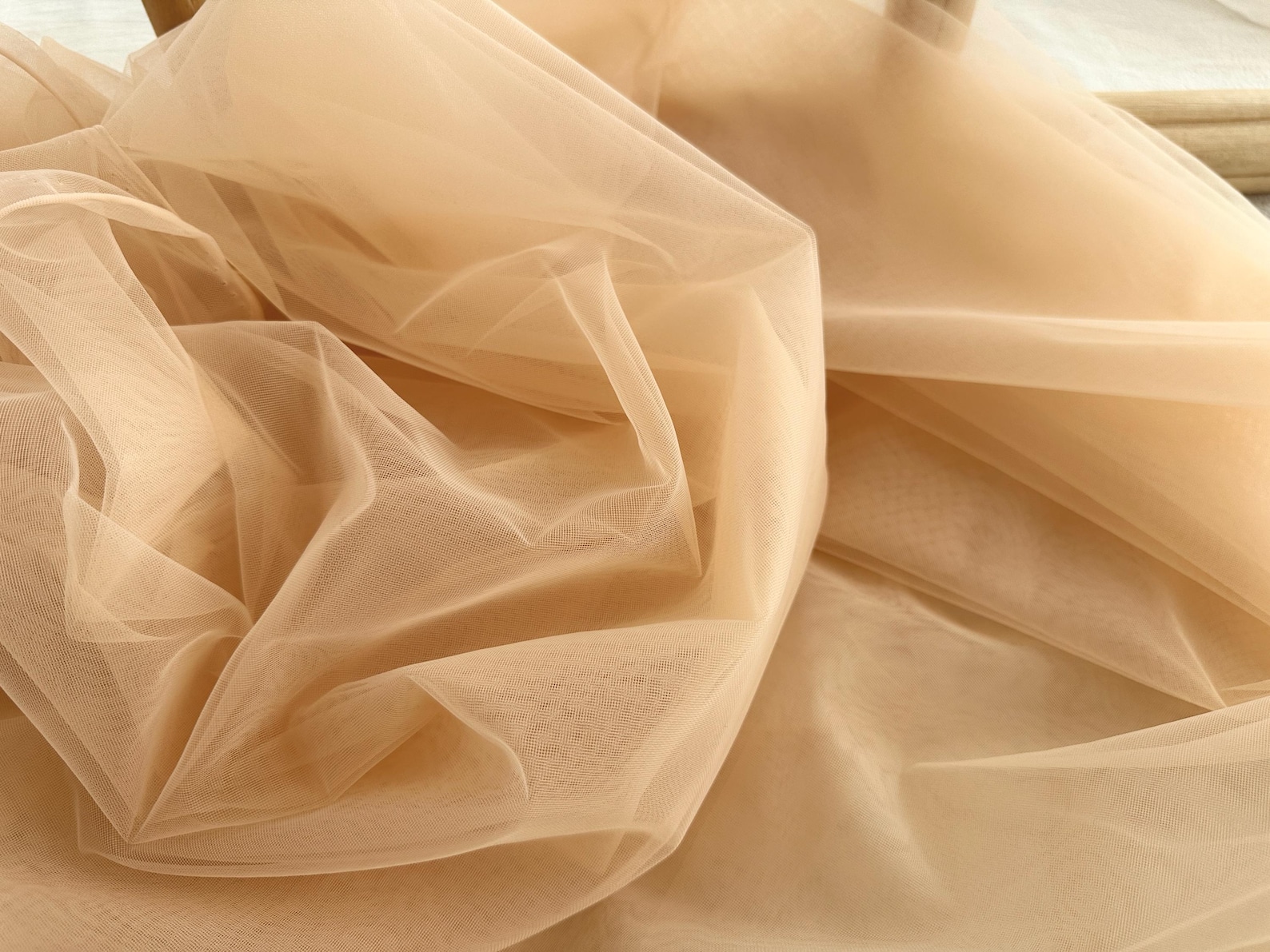 Champagne Tulle,wedding Tulle Fabric,bridal Veil Fabric,skirt Tulle ...