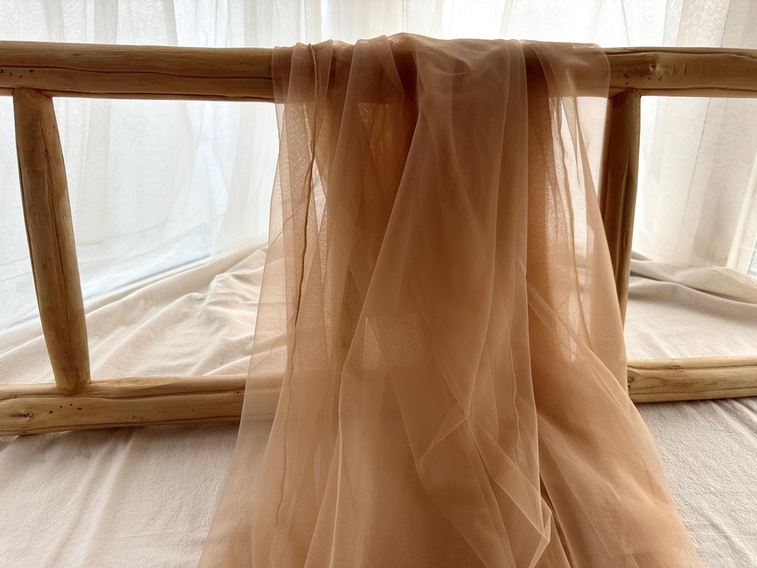 Dark Champagne Tulle Fabric,wedding Tulle Fabric,mesh Tulle Fabric,diy ...