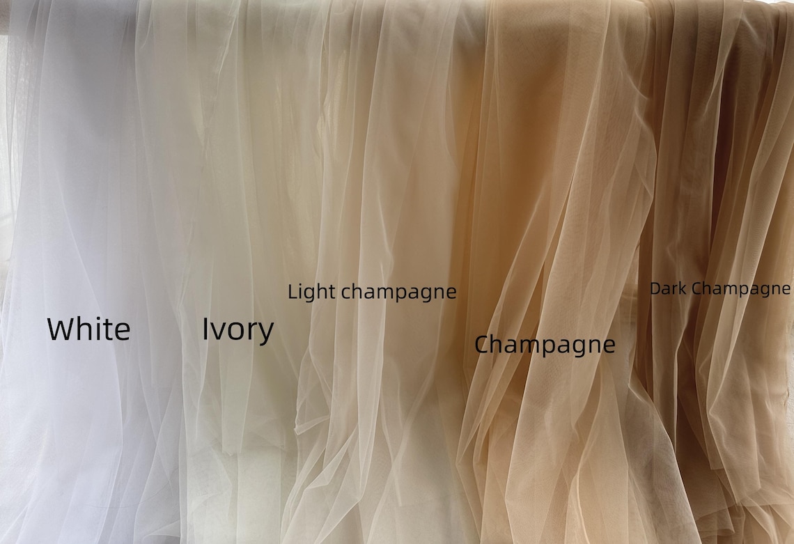 Champagne Tulle,wedding Tulle Fabric,bridal Veil Fabric,skirt Tulle ...