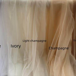 Champagne Tulle,wedding Tulle Fabric,bridal Veil Fabric,skirt Tulle ...