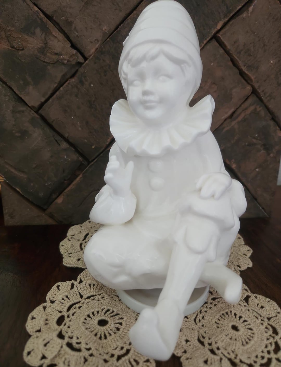 Vintage Ceramic Clown With Wind up Musical Playing "bring in the Clowns ...