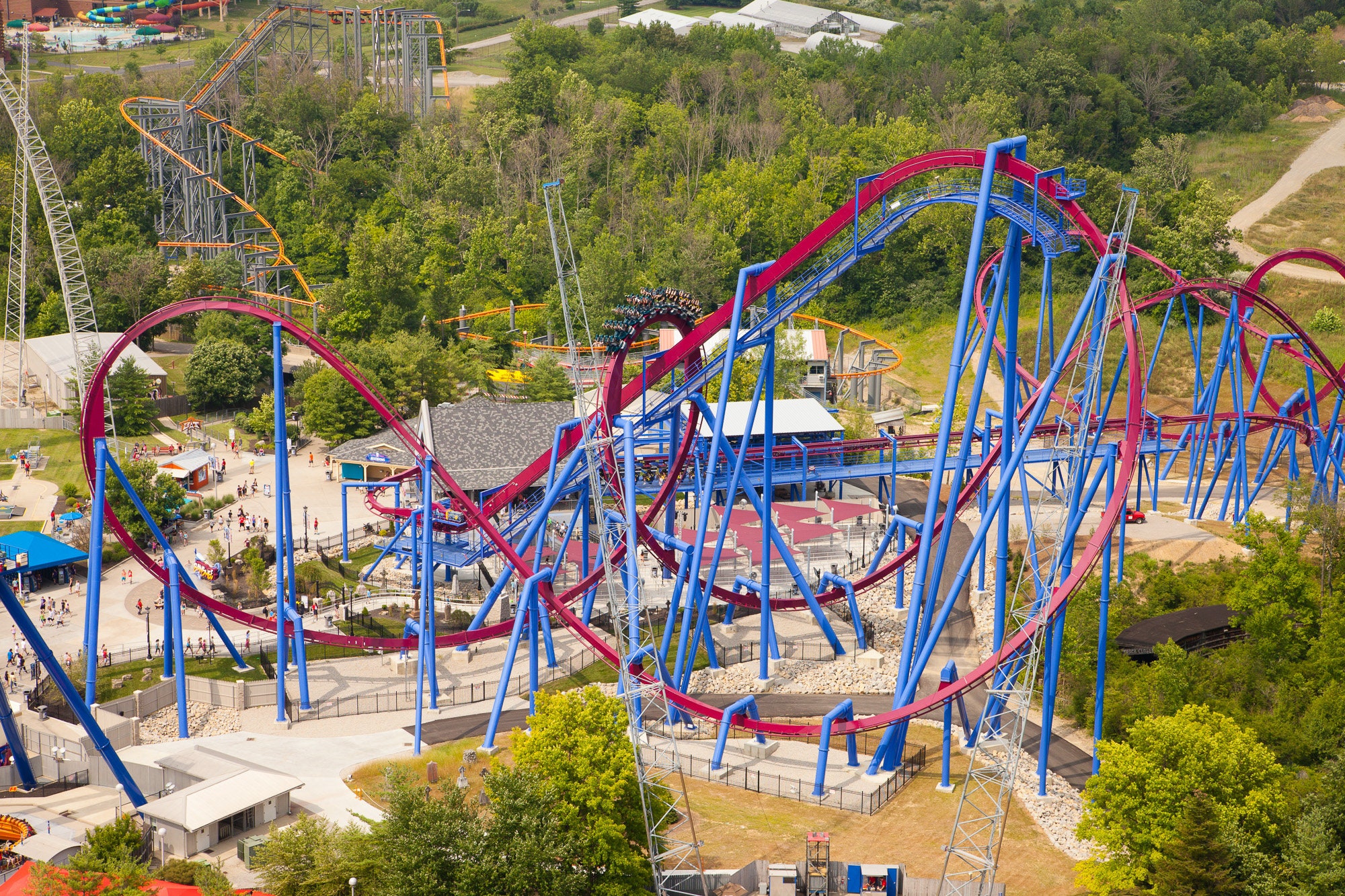 Banshee Roller Coaster Trains