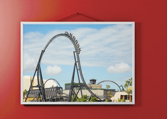 Prints Print Universal Orlando VelociCoaster Roller Coaster Poster or ...