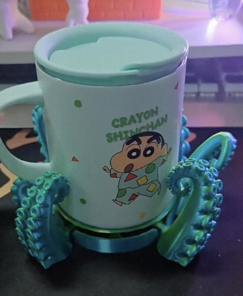 Articulated Octopus Tentacle Cup Holder Coaster Fun and Functional 3D ...