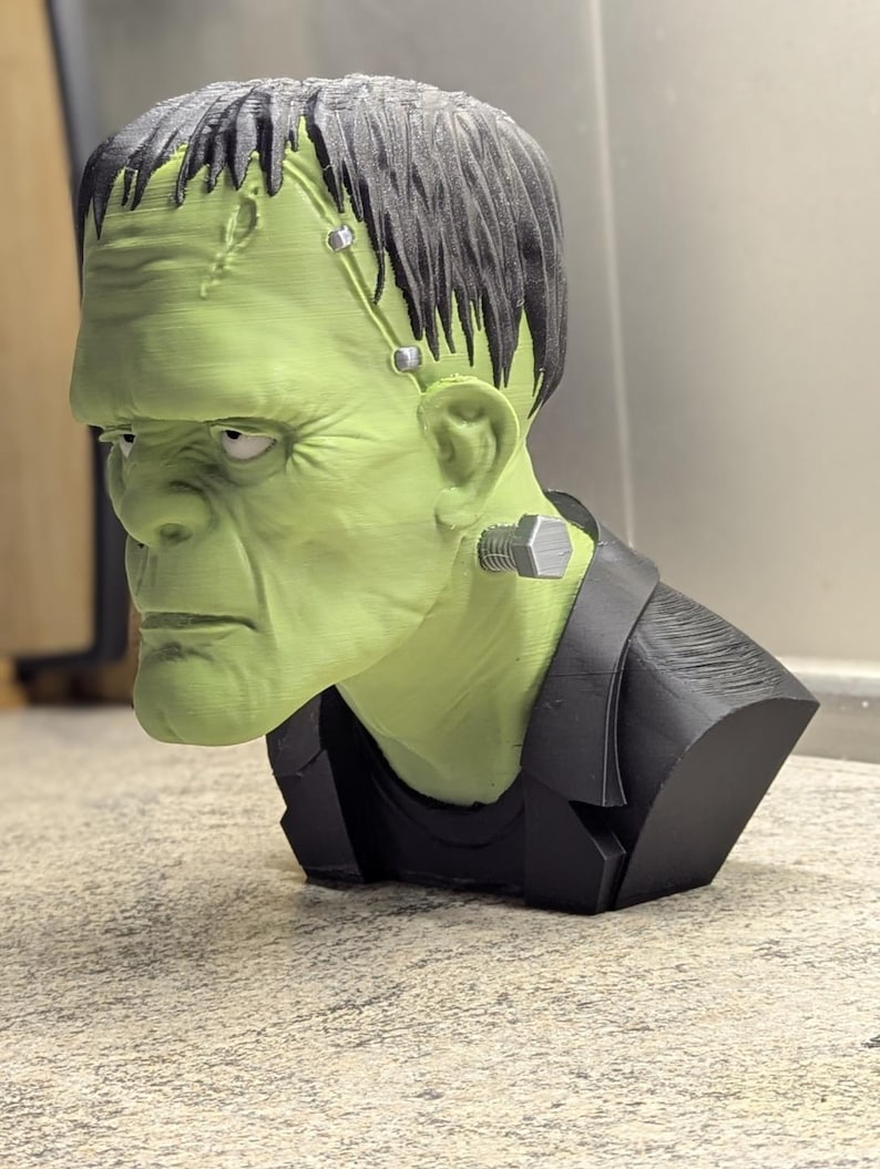 Frankenstein Headphone Holder STL | Horror Monster Headset Stand ...
