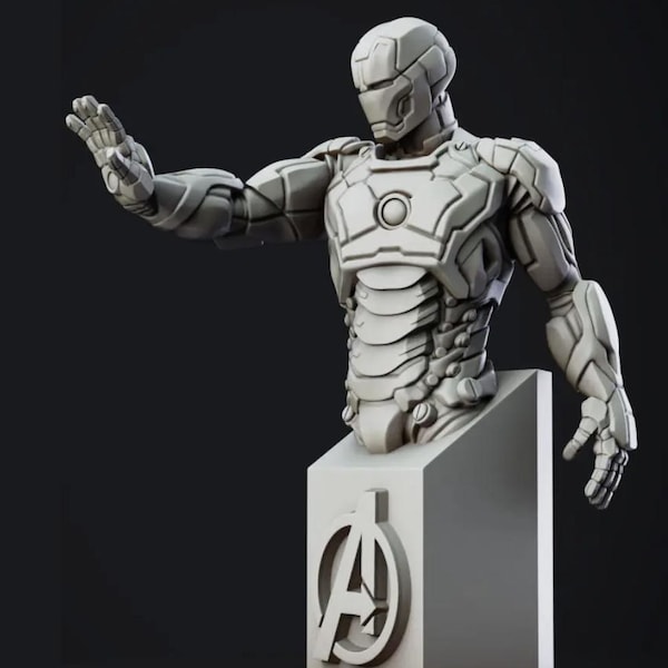 Iron Man 3d Model Stl - Etsy