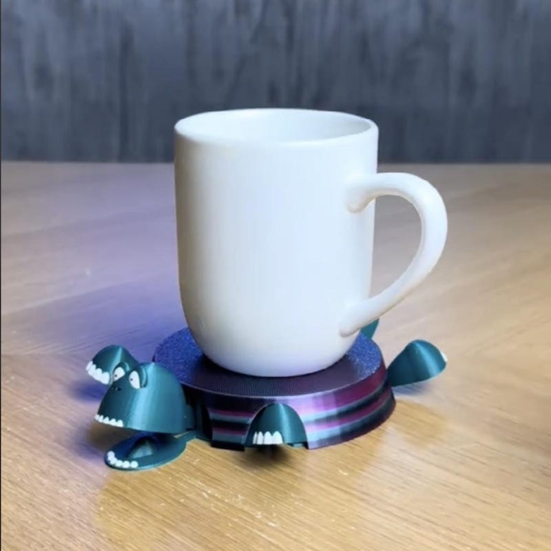 3d Printed Turtle Cup Holder - Etsy