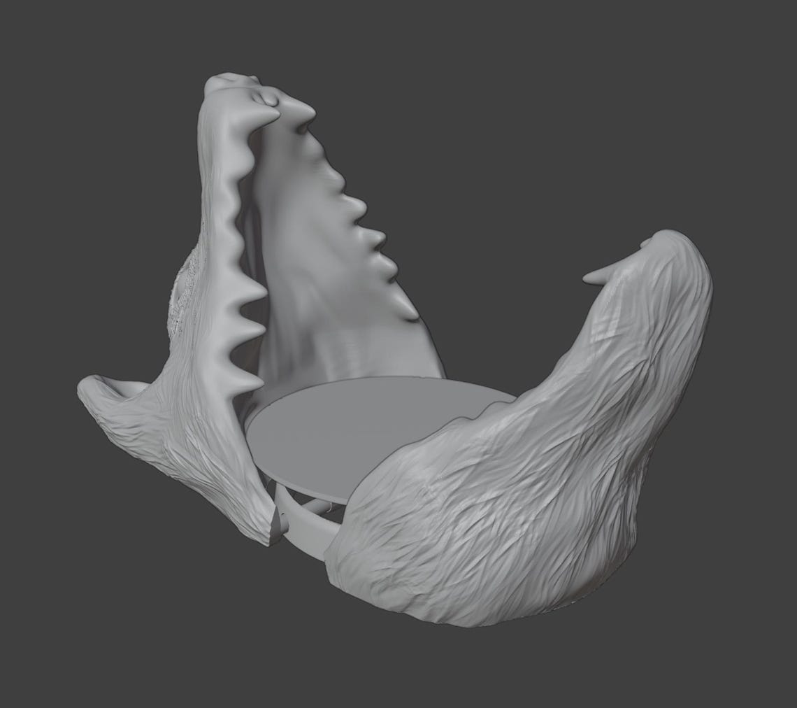 Animated Wolf Coaster STL File – Articulated Coaster Moving Cup Holder ...