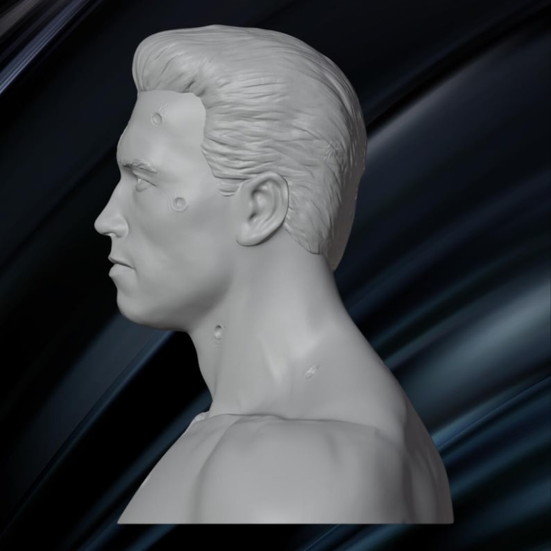 Terminator T-800 Hybrid Model STL File: 3D Printing Collectible ...