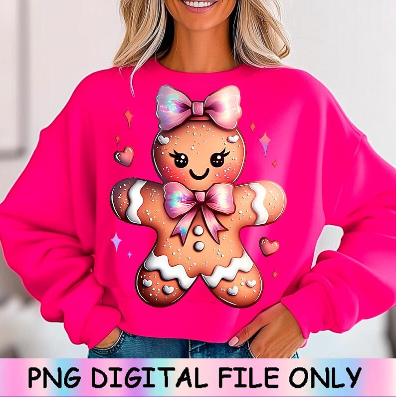 Christmas Gingerbread Cookie Png, Cute Gingerbread Christmas Png Design ...