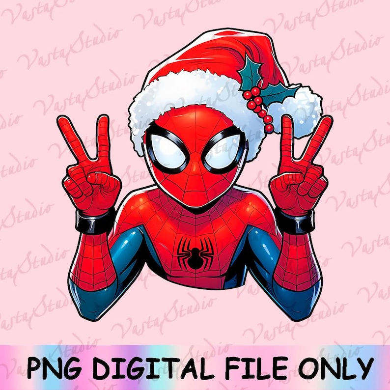 Spiderman Christmas Png Design, Superhero Christmas Png, Funny ...
