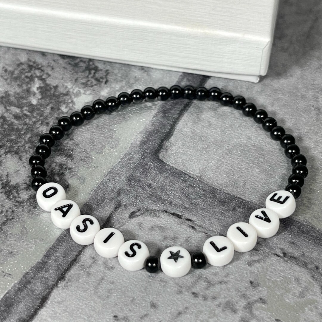 Oasis Live 2025 Concert Bracelet Gift, Oasis Merch, Concert Bracelets ...