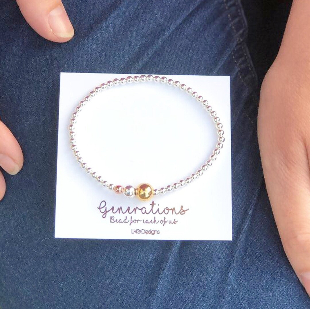 Family Bracelet, Generations Bracelet, Mother and Child Bracelet ...