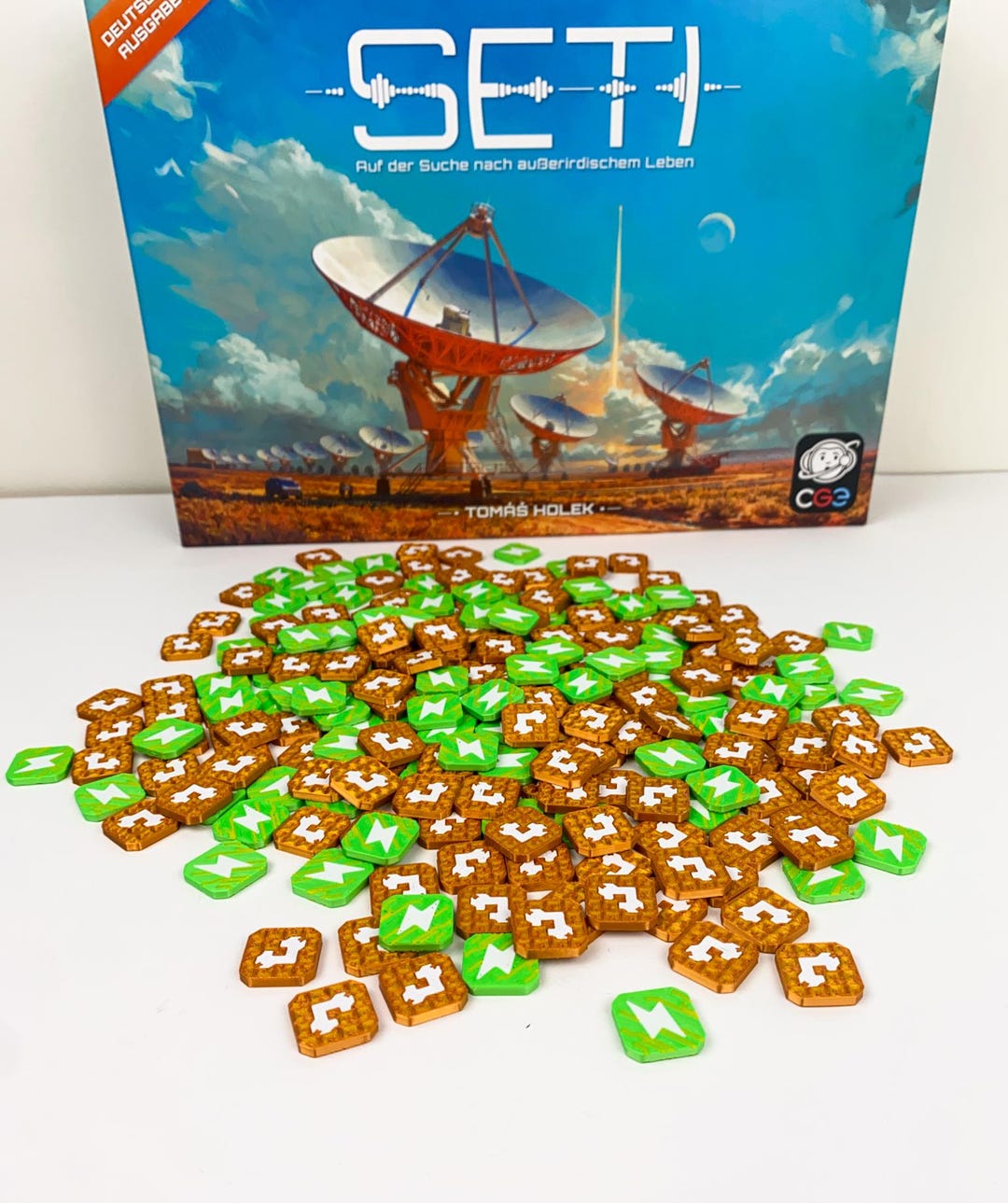 SETI Upgrade Token - Credits & Energy - 3D Deluxe Token - Board Game Accessory - Etsy