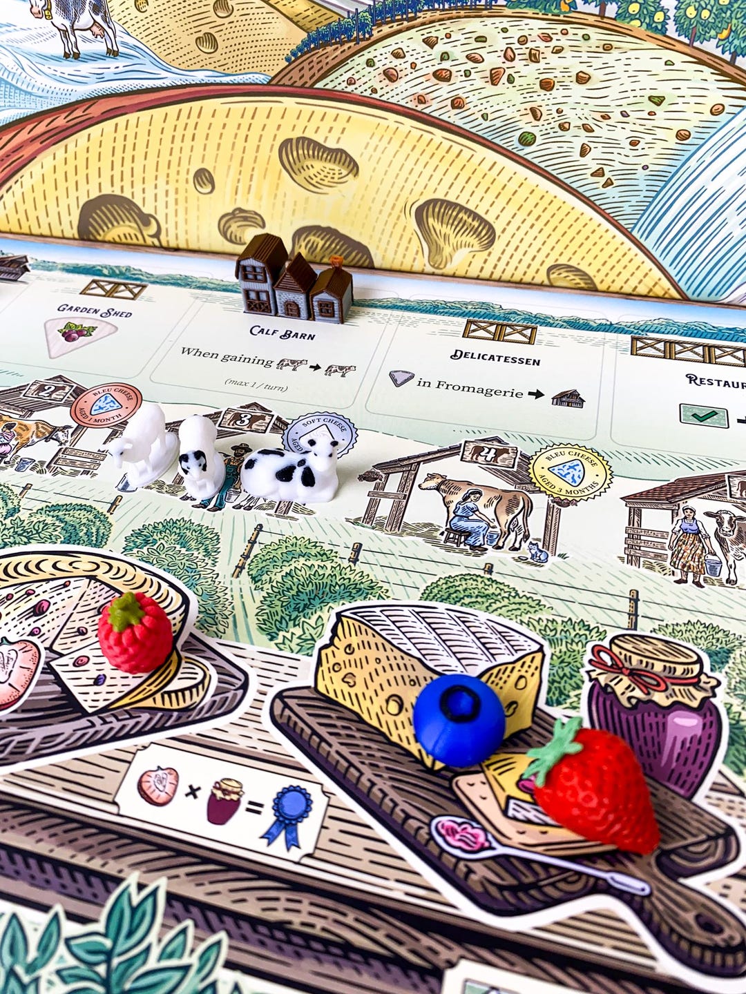 Fromage 3D Upgrade Tokens - Fromage Board Game 3D Tokens - Board Game ...