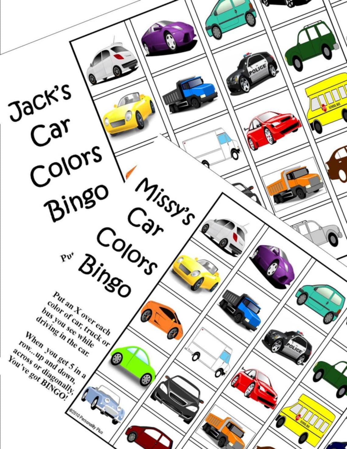 Instant download. Print Travel Game. Car Bingo. Find the Color | Etsy