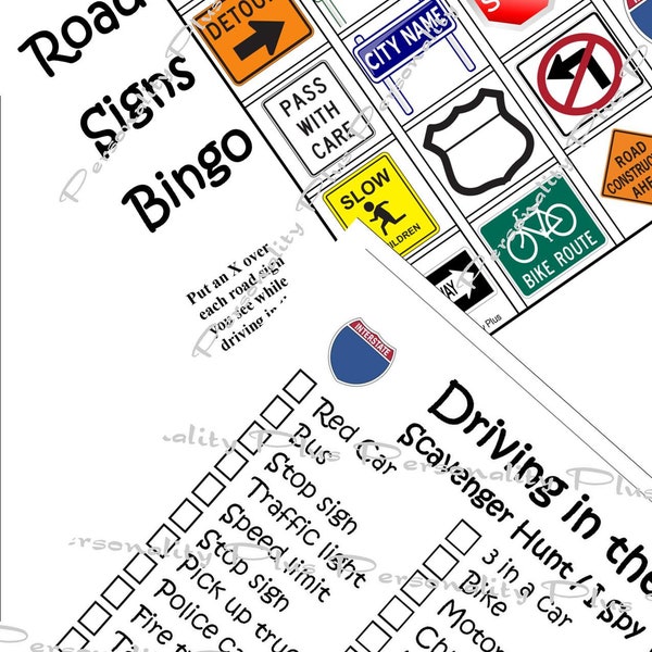 Car Bingo - Etsy