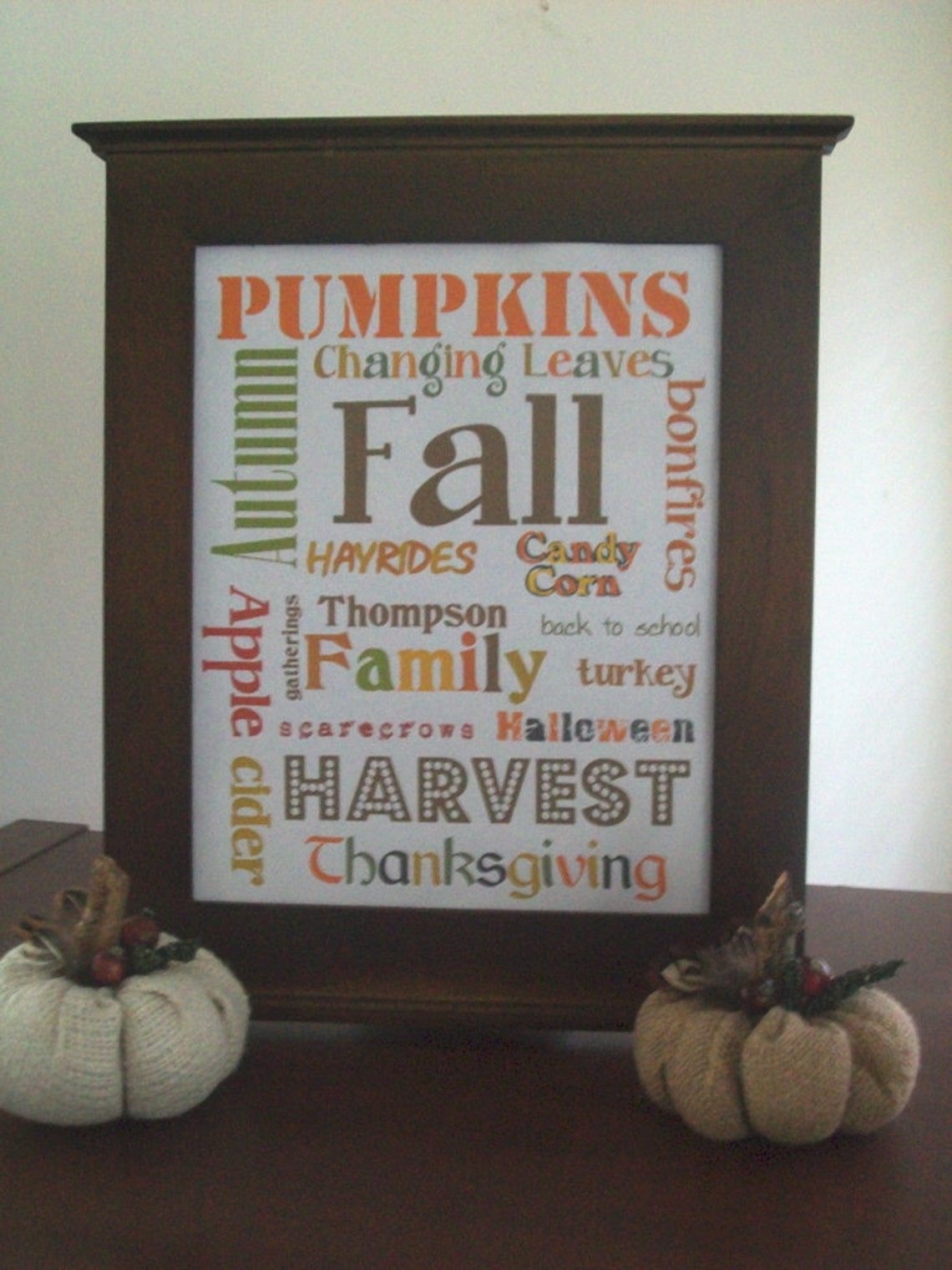 Subway Art for Fall. Instant Download. Printable. - Etsy