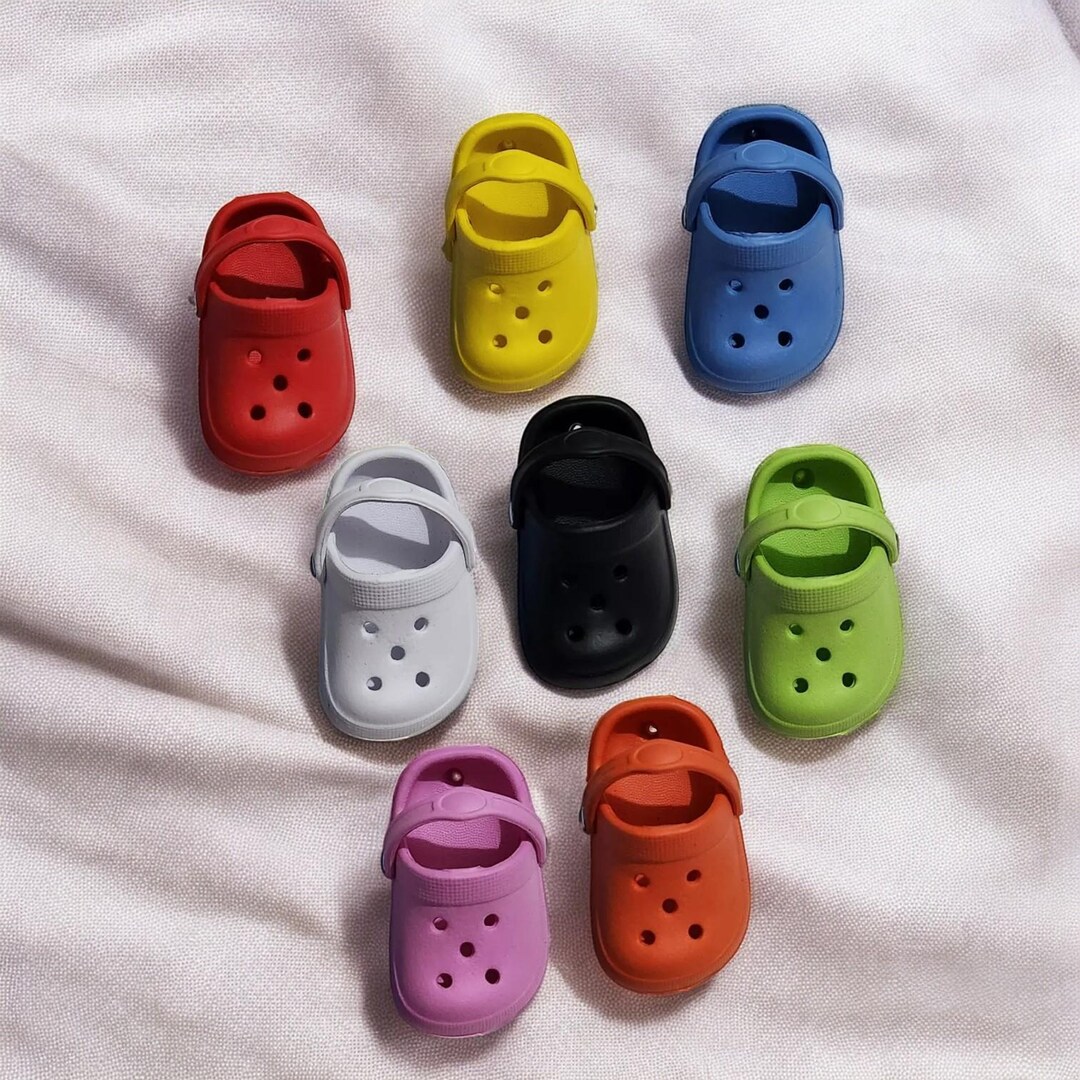 3D Realistic Mini Clog Hole Shoe Charms Perfect for Shoe Bracelet ...