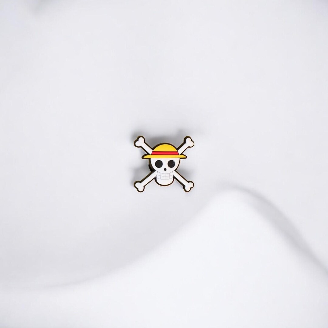 One Piece Logo Croc Shoe Charms Jibbitz-compatible Anime Accessories - Etsy