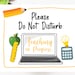 8x10 Please DO NOT DISTURB Teaching in Progress Sign Zoom Call Extended ...