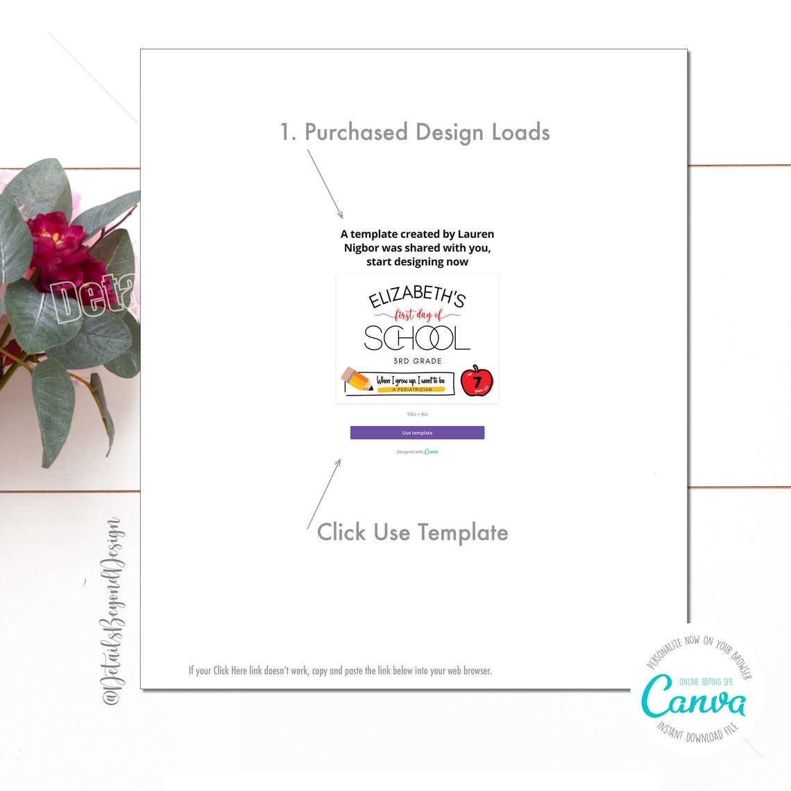 Customizable First Day of School - Any Grade - EDITABLE - When I Grown ...