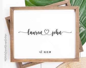 Est Wedding Date - Etsy
