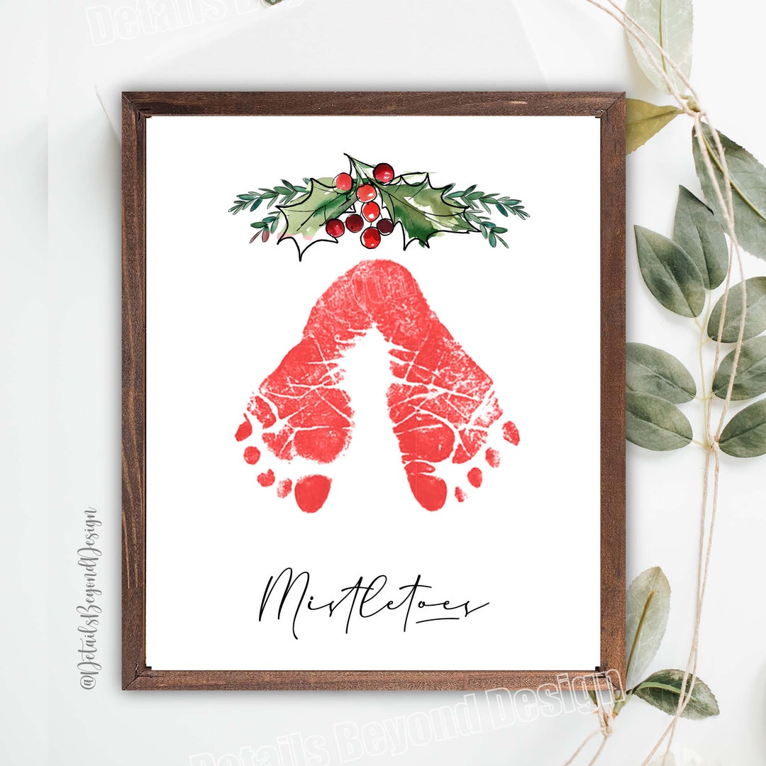 Mistletoes - Blank on Bottom - 8"x10" Printable - Instant Download ...