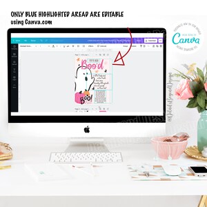 Editable on Canva.com You've Been Boo'd Printable Halloween Booed Card ...