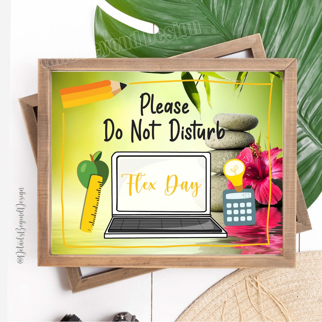 8x10 Please DO NOT DISTURB - Flex Day Sign - Office Sign - Back to ...