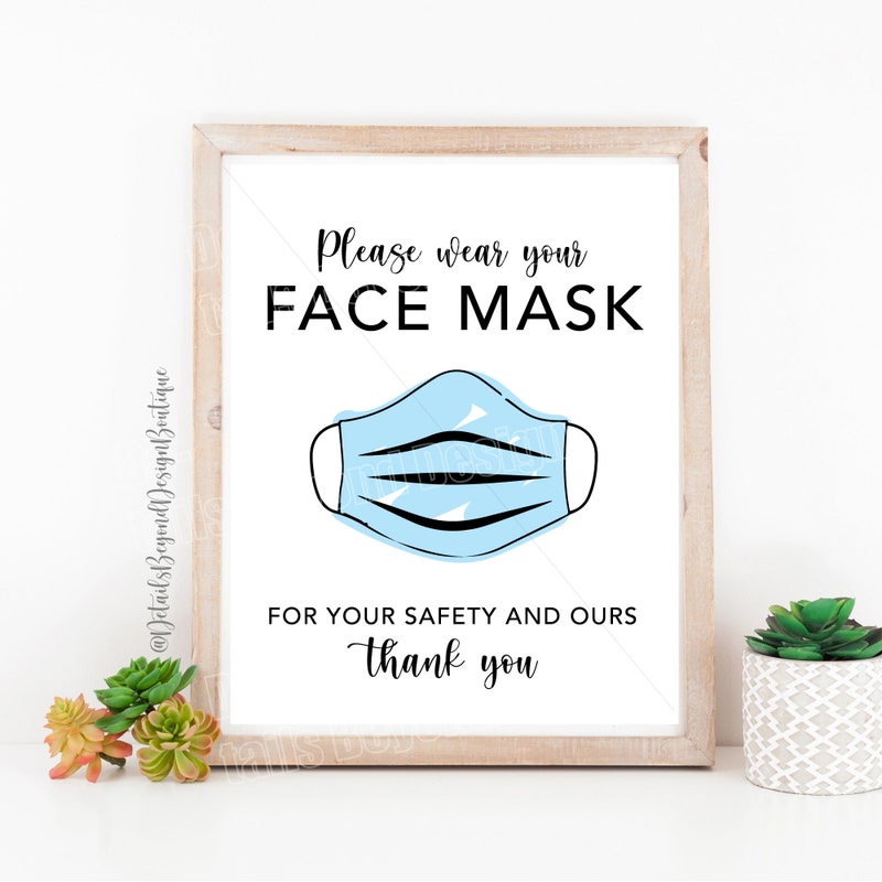 8x10 Face Mask - Etsy