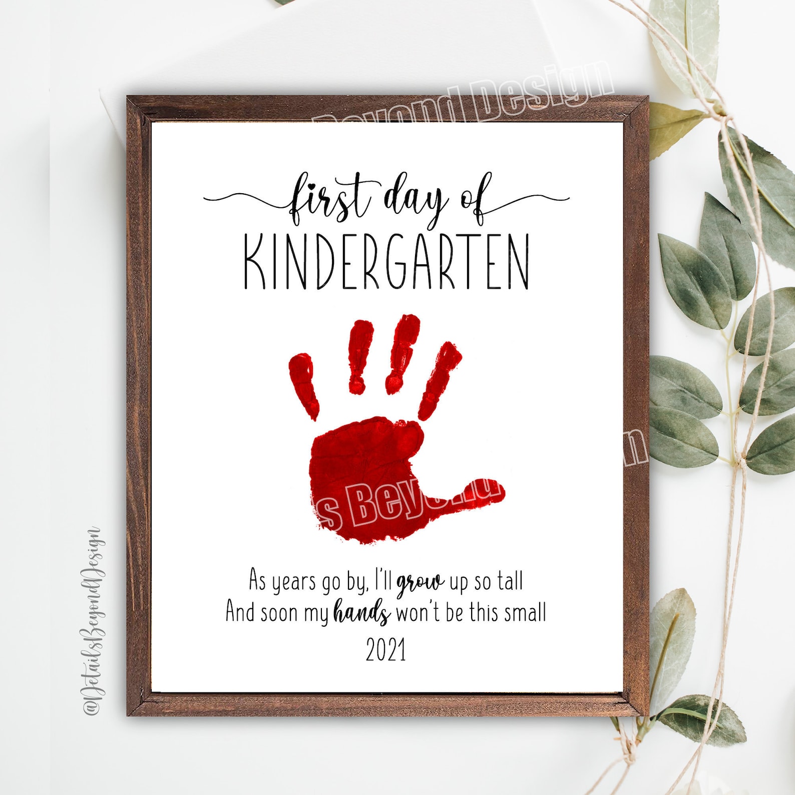First day of kindergarten 2021 sign - cartoonvint