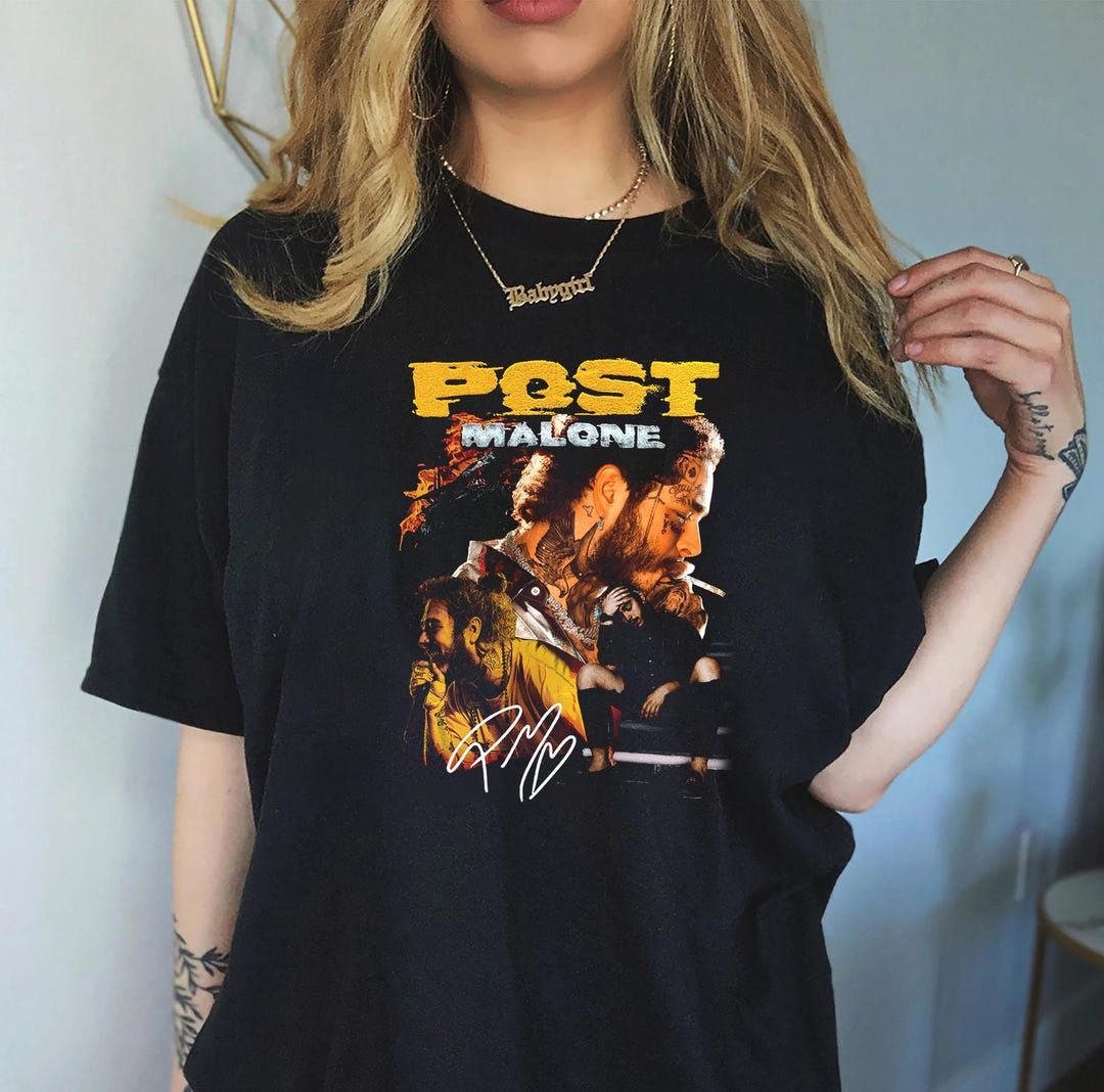 Vintage Posty Graphic Png, Posty Rap Digital, Malone Music the Album ...