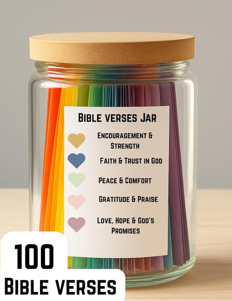 DIY Bible Verse Cards | 100 Scripture Quotes (instant Download) - Etsy