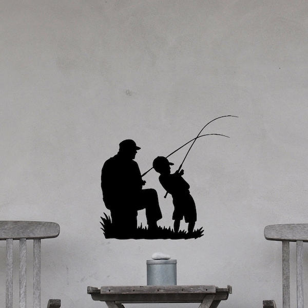 Fishing Wall Decal - Etsy