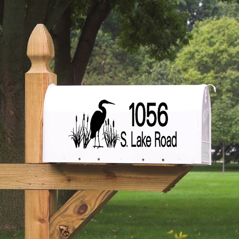 Vinyl Mailbox Decals - Etsy