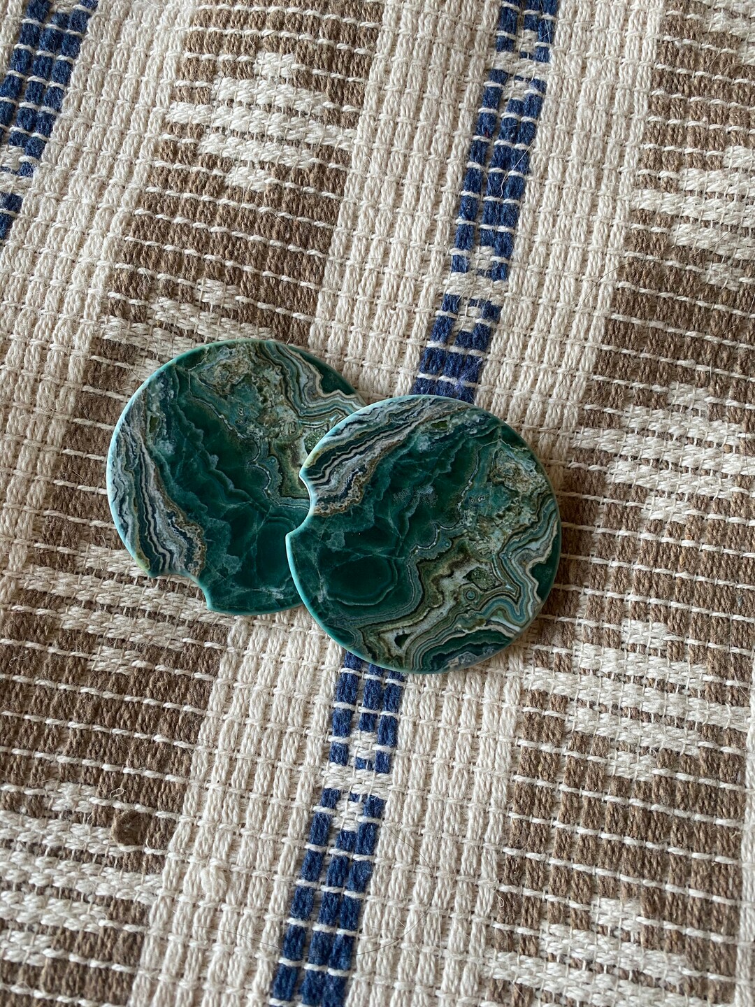 Car Coasters - Sandstone -set of 2 -marble Print - Etsy