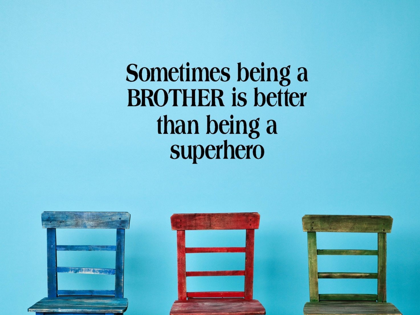 Sometimes being a BROTHER is better than being a superhero | Etsy
