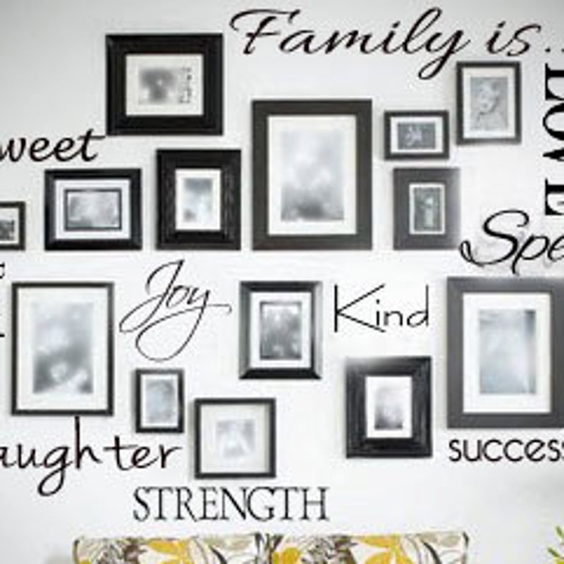 Family Wall Decal - Etsy