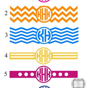 Charger Block Chevron Monogram Wrap Vinyl Decal - Etsy