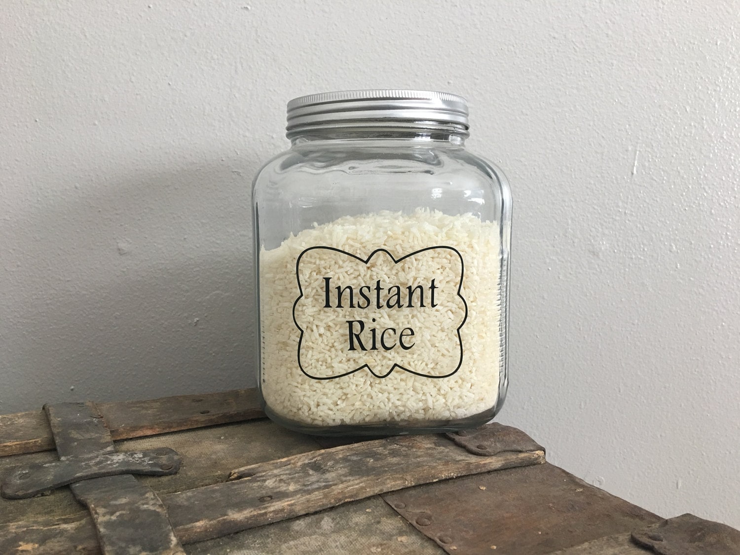 Custom Kitchen Canister Labels Set of 6-vinyl Decals - Etsy