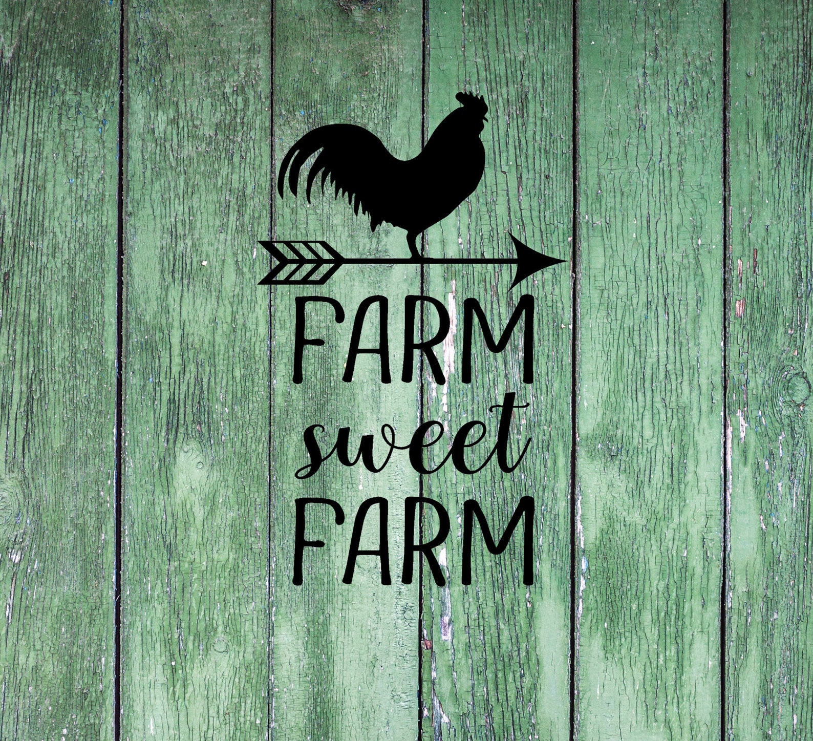 Farm Sweet Farm Vinyl Decal Farm Fresh Sticker Decals - Etsy