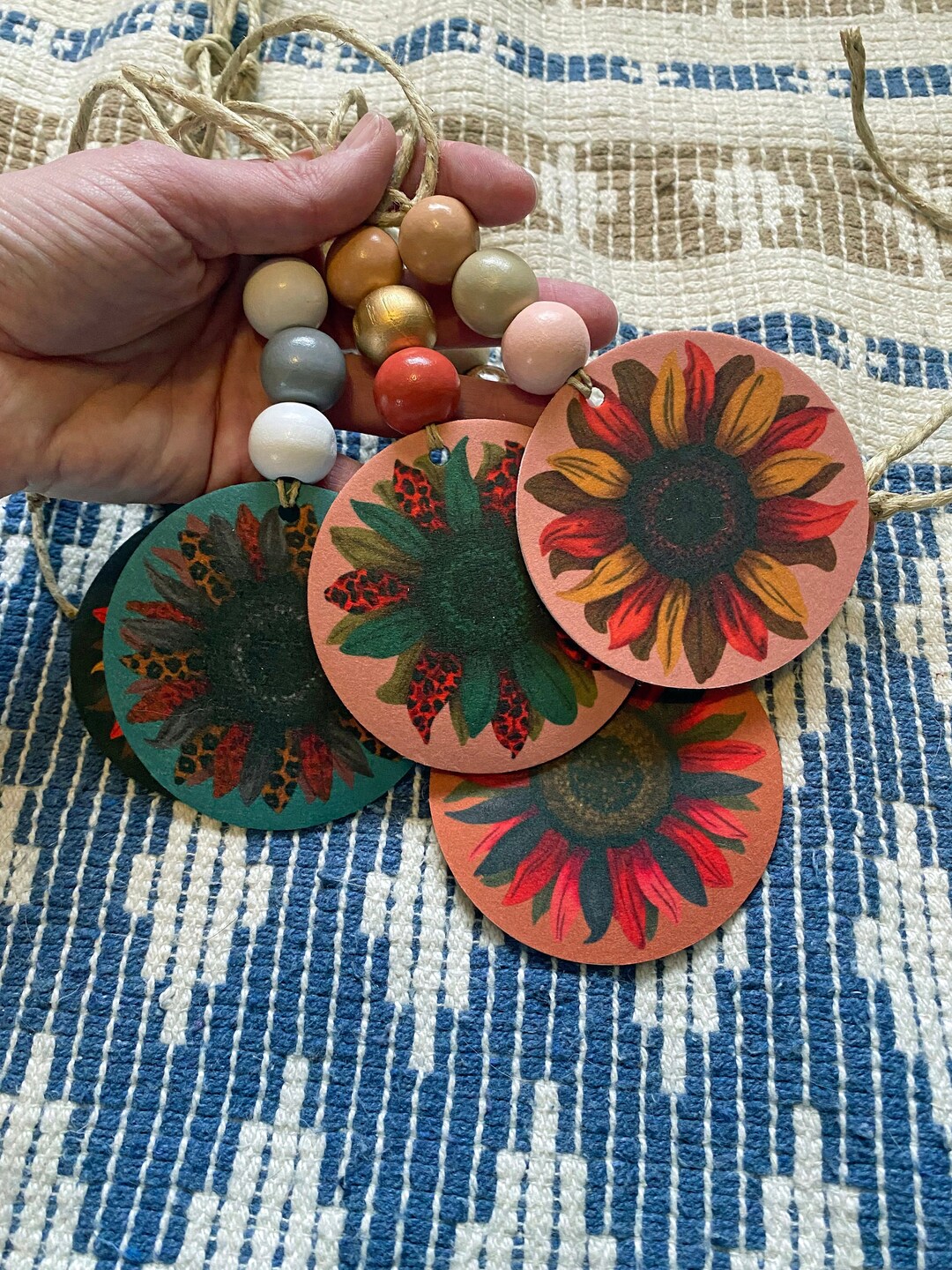 Summer Bloom Collection Beaded Air Freshies - Etsy