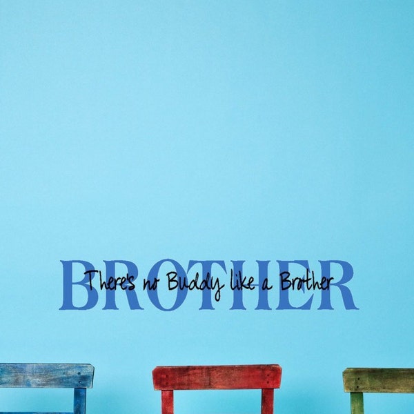 Brother Wall Decals - Etsy